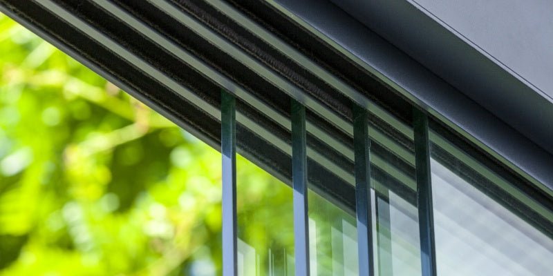 Glass side wall 4.5m Sliding Doors — Outdoor Luxe