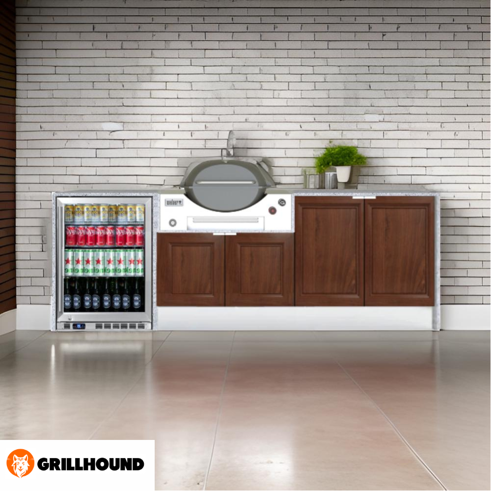 Grillhound Outdoor Kitchen Package to Suit Weber Family Q With Single ...